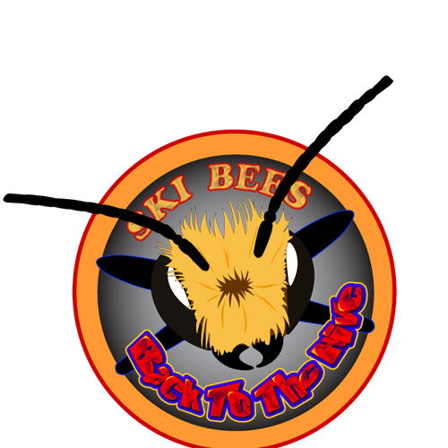 Create a fierce, tough illustration featuring bees! | Illustration or ...