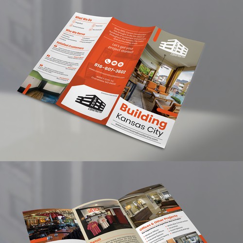 Designs | Camm Construction - Tri-fold - 2024-08 | Brochure contest