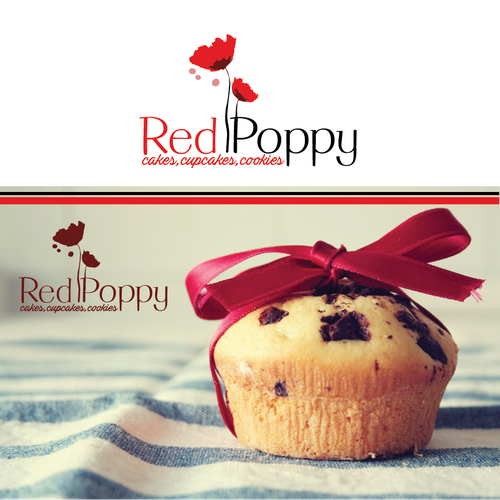Red Poppy - Design a fun, modern logo for a bakery | Logo design contest