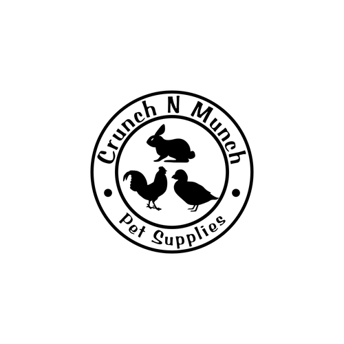 Help Crunch N Munch Pet Supplies with a new Logo Design | Logo design ...