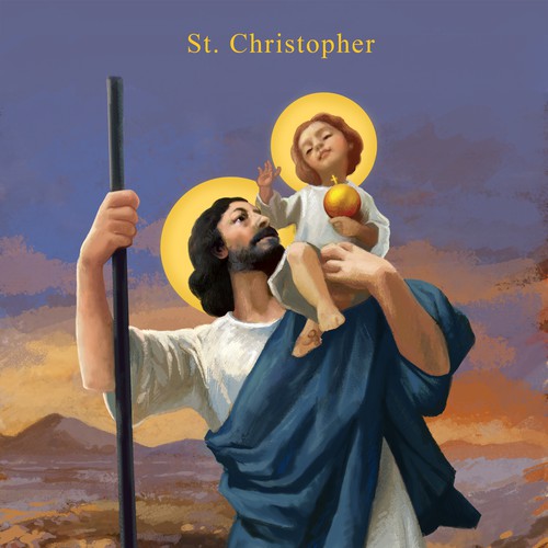 Designs | Create An Inspirational Image of St. Christopher ...