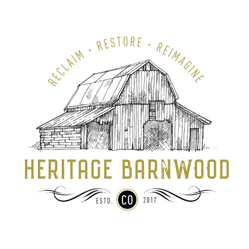 Heritage Barnwood Company - Create a rustic/vintage logo with a modern ...