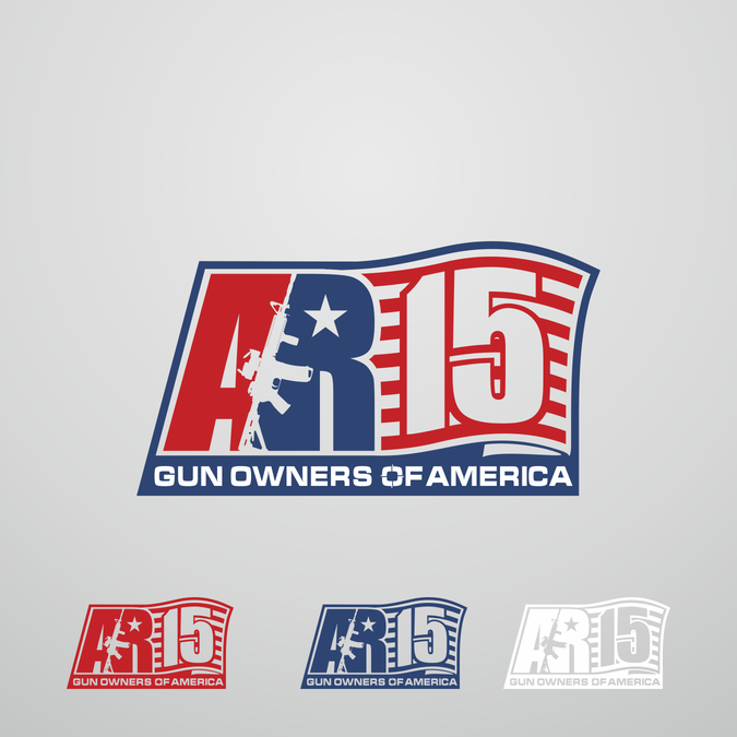 logo for AR-15 Gun Owners of America | Logo design contest