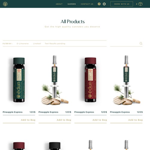 Designs | We need a powerful web design for our Sustainable Cannabis ...