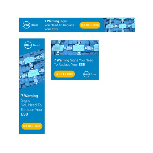 Create a set of multiple Display Ads for Dell | Banner ad contest