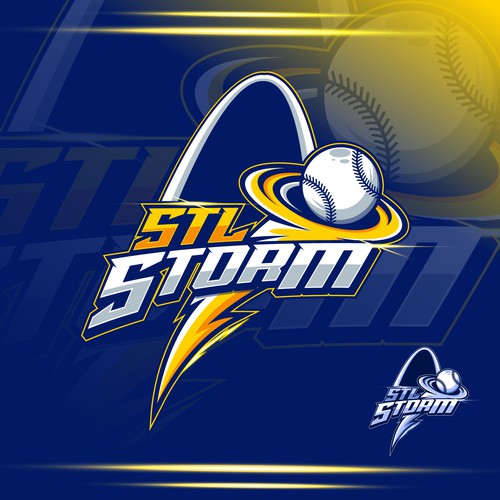Designs | Youth Baseball Logo - STL Storm | Logo design contest