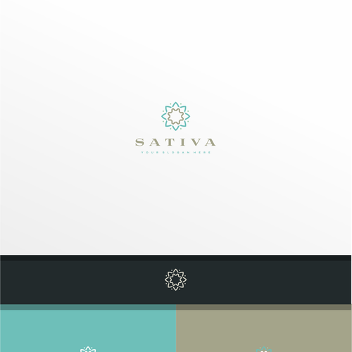 Sativa Skincare range - organic hemp brand of cosmetics | Logo design ...