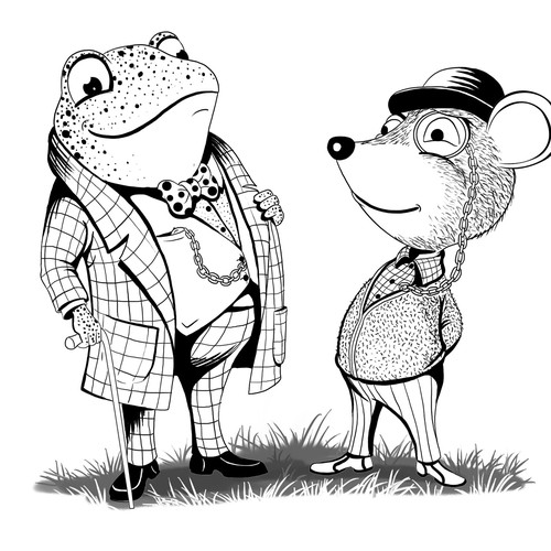 Mouse and Toad are best friends ready for any adventure! | Illustration ...