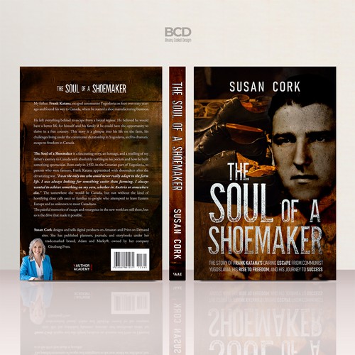 Designs | Design a retro classical book cover for a shoemaker's memoir ...