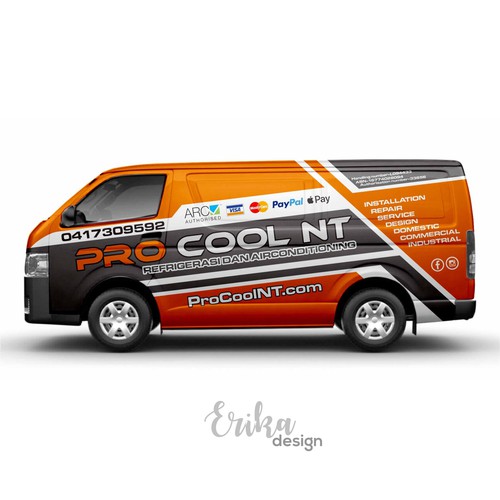 PRO COOL NT needs a van wrap designed that grabs your attention | Car ...