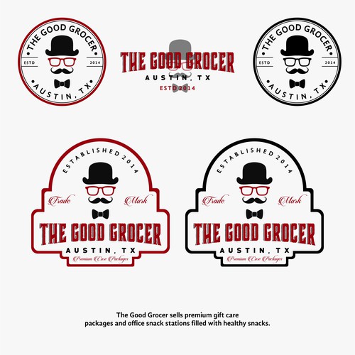 Design a hipster/vintage logo for The Good Grocer | Logo design contest