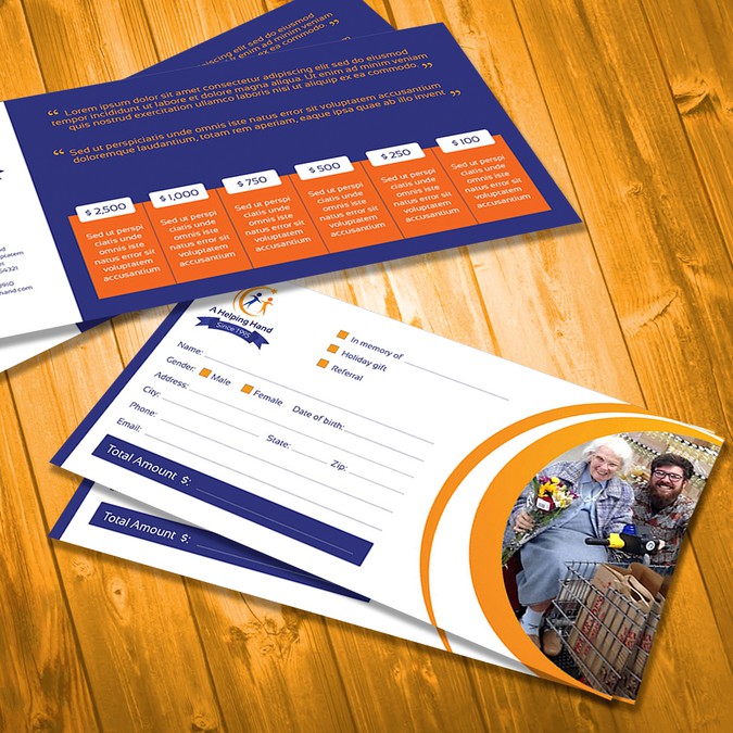 Nonprofit Donation Card | Postcard, flyer or print contest