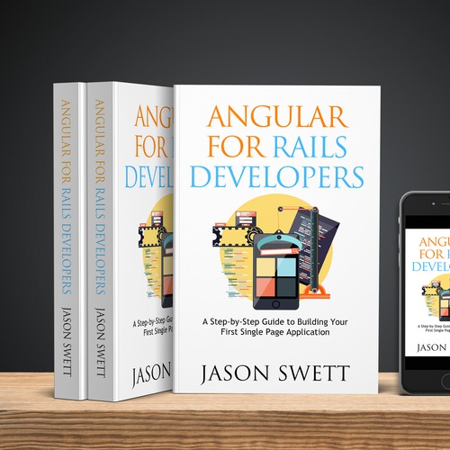 Design a professional-looking technical book cover | Book cover contest