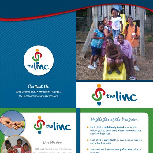 Single Fold Brochure for The Linc Tutoring/Mentoring Program | Print or ...