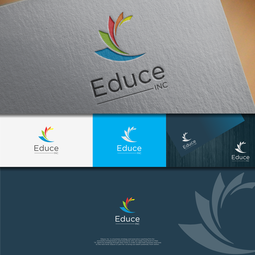 Blend concept, inspiration and sophistication into the Educe logo ...