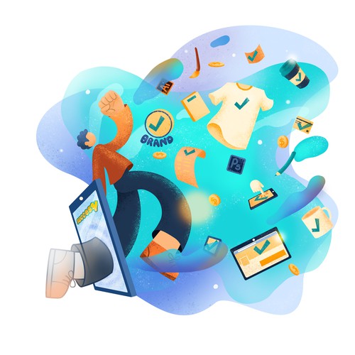 Designs | Illustration for 99desings website - Client project ...