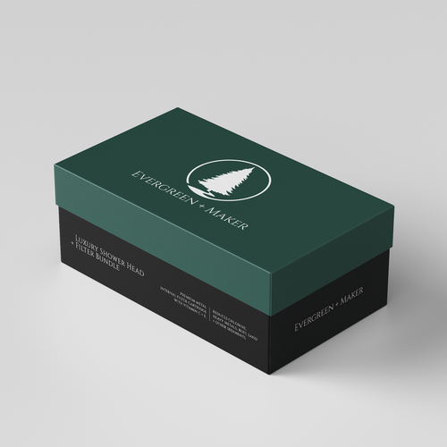 Designs | EverGreen + Maker Shower bundle pack box | Product packaging ...