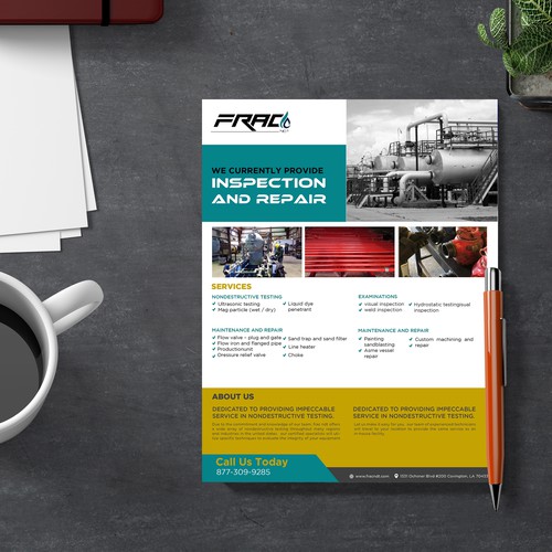 Inspection company needs a CATCHY flier for sales opportunities ...