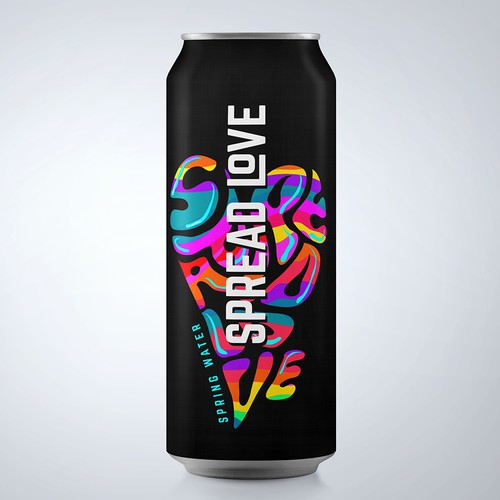 Designs | Spread Love Spring Water | Product label contest