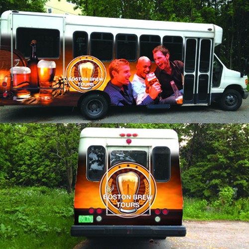 Brewery Tour Shuttle Bus Vehicle Graphics - Have your vehicle graphics ...