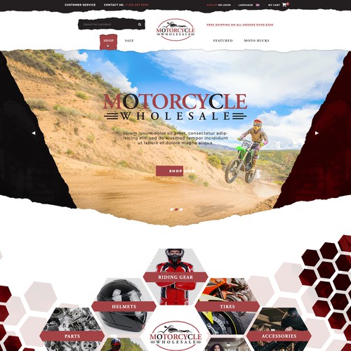 Motorcycle Websites: the Best Motorcycle Web Design Ideas | 99designs