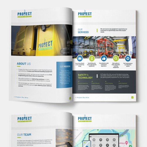Designs | Project Dry Hire - Company Presentation. | Brochure contest