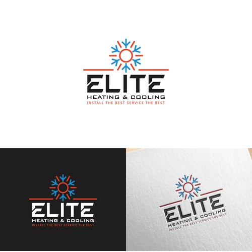 Design a modern logo for HVAC company | Logo design contest