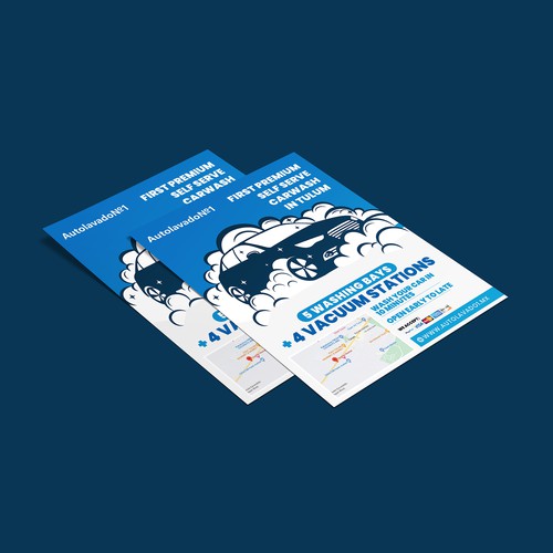 Designs | Self serve car wash flyer design | Postcard, flyer or print ...