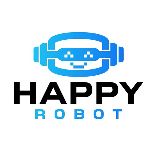 Designs | Design a fitness logo inspired by a happy robot | Logo design ...