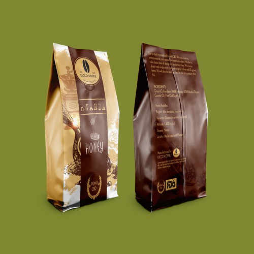 Industrial Modern Coffee Bag & Label Design | Product packaging contest