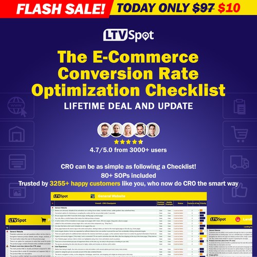 Designs | Banner for the E-commerce Conversion Checklist | Banner ad ...