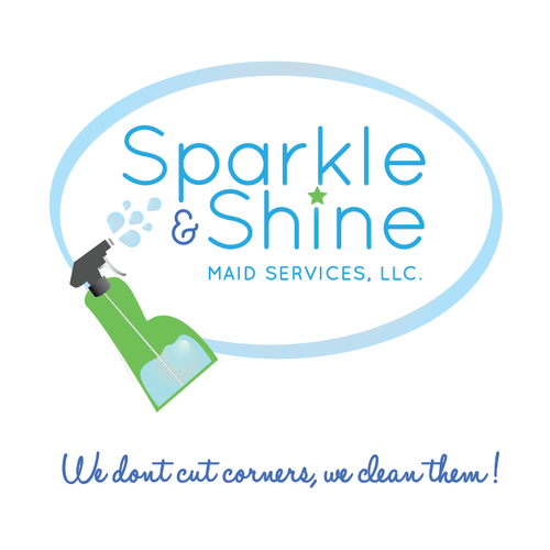 Designs | New logo wanted for Sparkle and Shine Cleaning Service | Logo ...