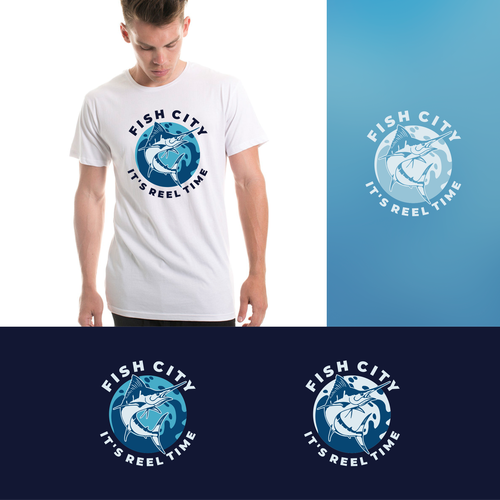 Fish City Logo - It's Reel Time! Sport Fishing Design | Logo design contest