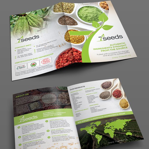 7seeds Superfoods Brochure Design | Brochure contest