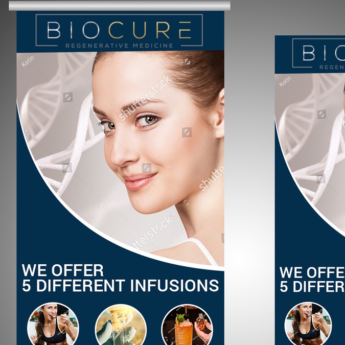 IV Therapy Pull-Up Banner | Signage contest