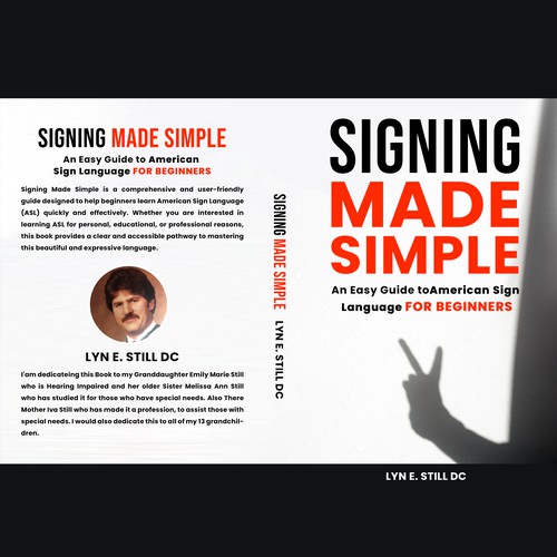 Designs | Illustration to appeal to Beginners of ASL | Book cover contest