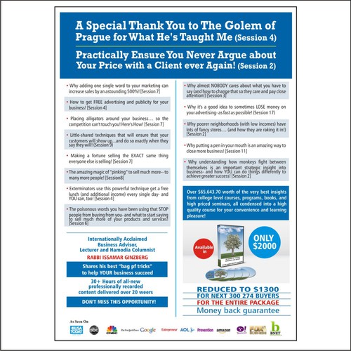 Full Page Content/Text Based Advert for Newspaper/Magazine | Postcard ...