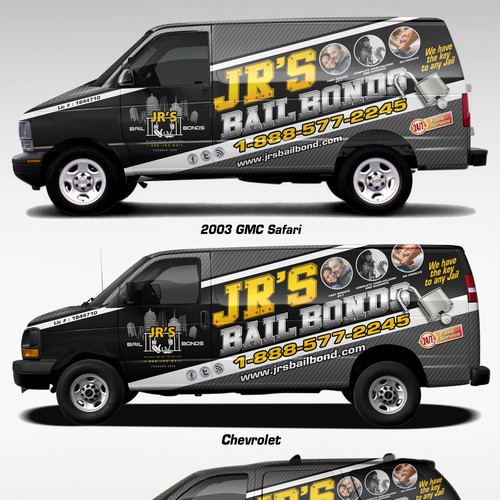 Create Memorable Car Wrap Design for Jrs Bail Bond | Signage contest