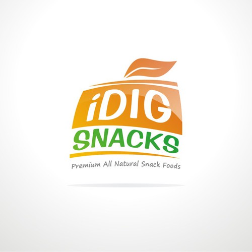 logo for I DIG SNACKS | Logo design contest