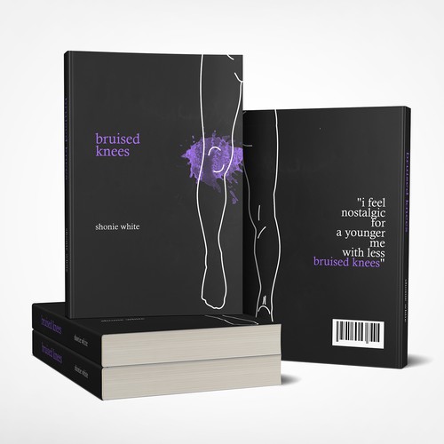 Design angsty minimalist poetry book cover | Book cover contest