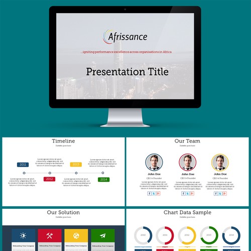 Create a visually appealing Powerpoint template for a leadership ...