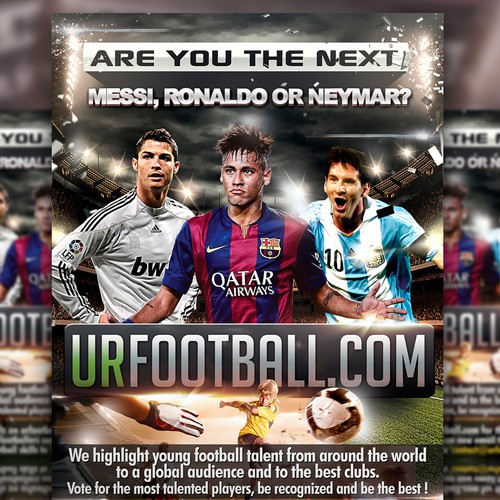urfootball.com: create a flyer for football crazy kids who want to be ...