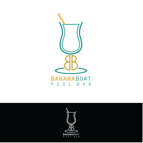 Banana Boat Pool Bar Logo Design | Logo design contest