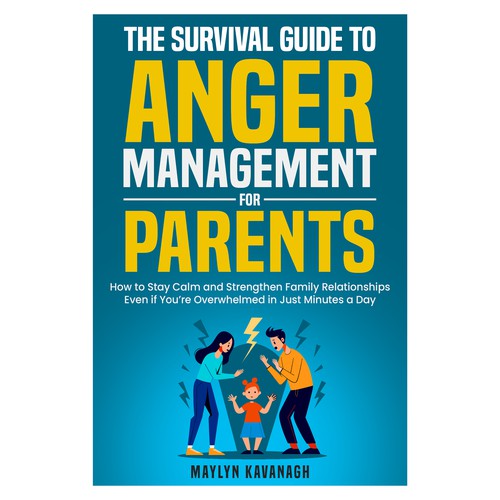 Designs | Book Cover Design for "The Survival Guide to Anger Management ...