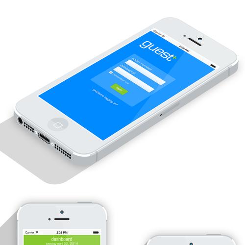 Create a cool Hotel app design to allow guest see and order hotel ...