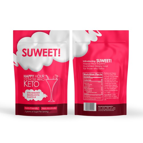 Spunky brand of gummies seeks modern/fun pack design | Product ...