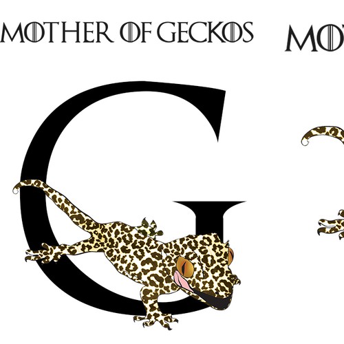 Game of Thrones style Leopard Gecko Sigil | T-shirt contest