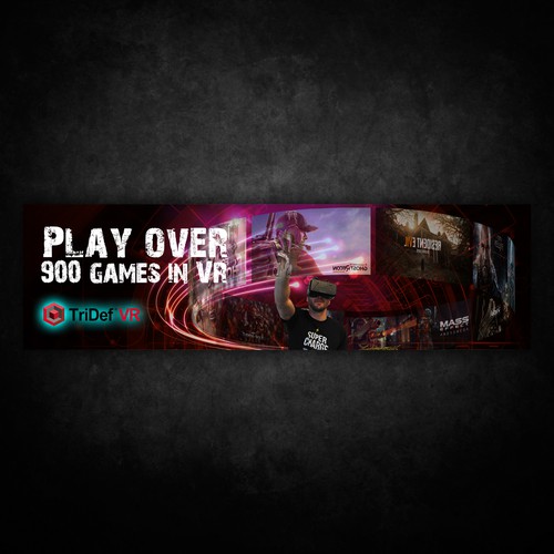 Design a cool VR gaming banner | Banner ad contest