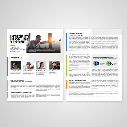 Eye-catching article/flyer about panel discussion | Postcard, flyer or ...