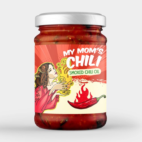 Designs | Creative label for new chili crisp sauce brand | Product ...